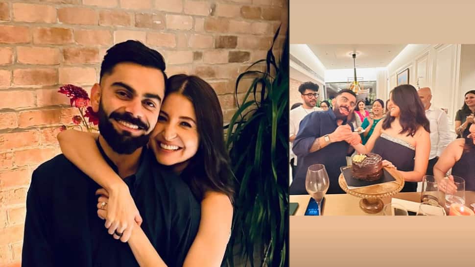 Virat Kohli Shares Adorable PIC With Anushka Sharma As Couple Cut Cake ...