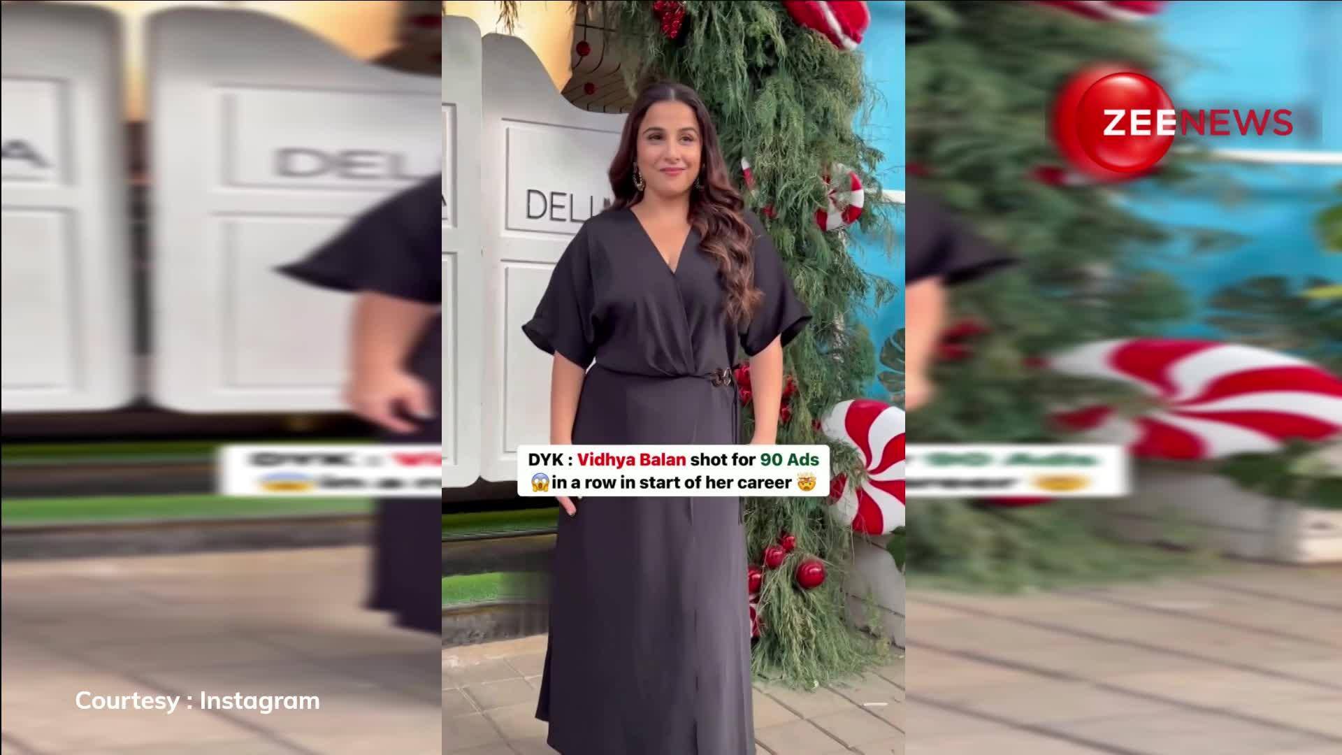 Vidya Balan's Remarkable Start: Shot 90 Ads in a Row at the Beginning ...