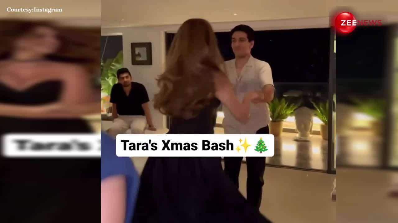 Tara Sutaria's Dance Moves in a Black Dress at Christmas Party: Orry's ...