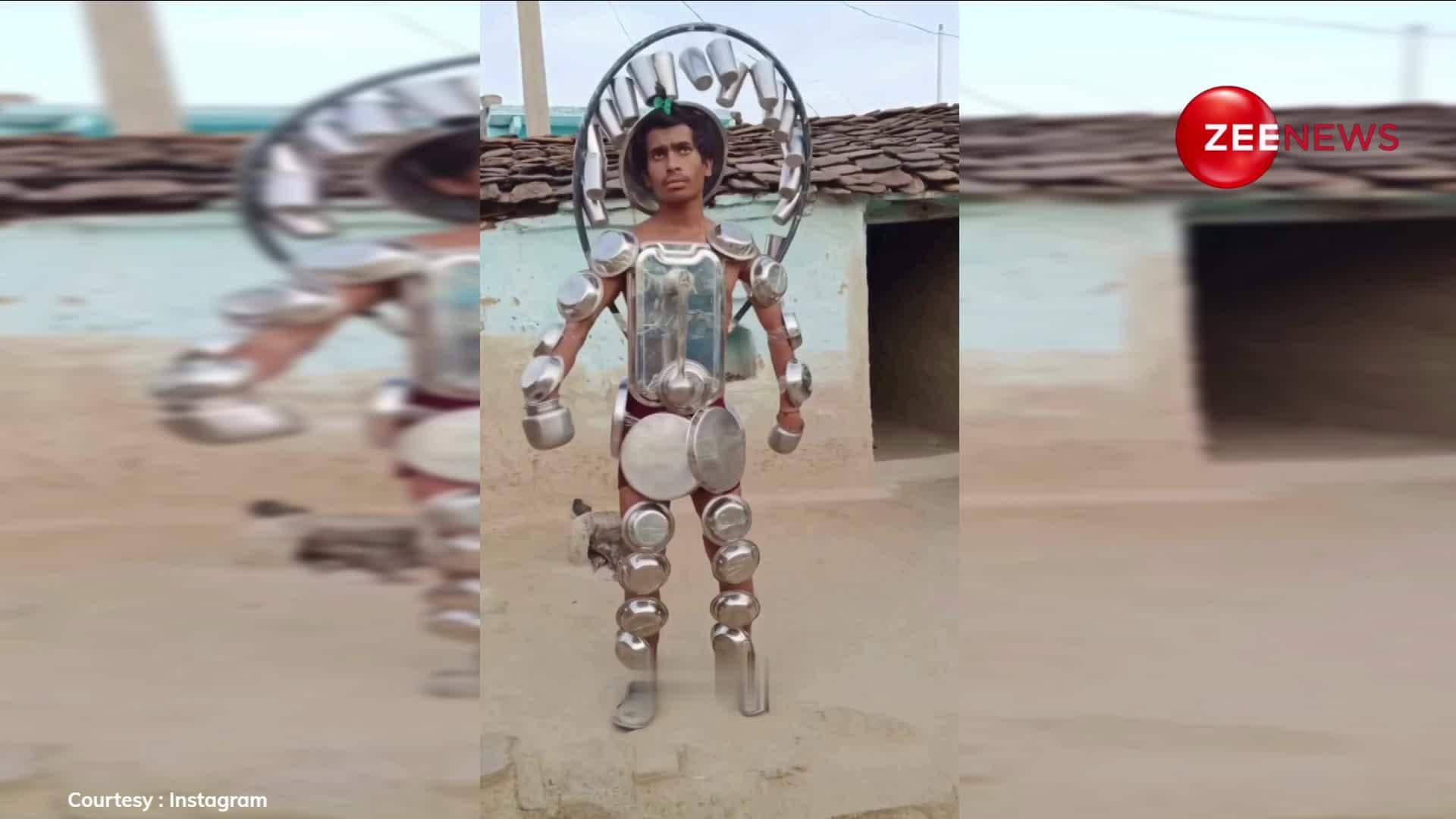 VIRAL VIDEO : A Guy Easily Stealing Heavy Stuff, Moves Like a "Chitti ...