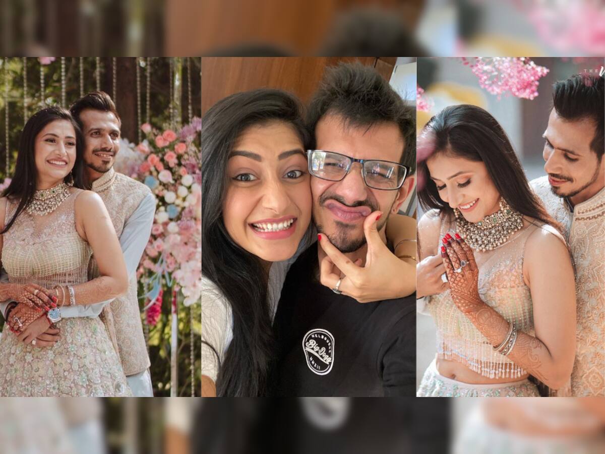 Yuzvendra Chahal Shares Unseen Romantic PICS With Wife Dhanashree Verma ...