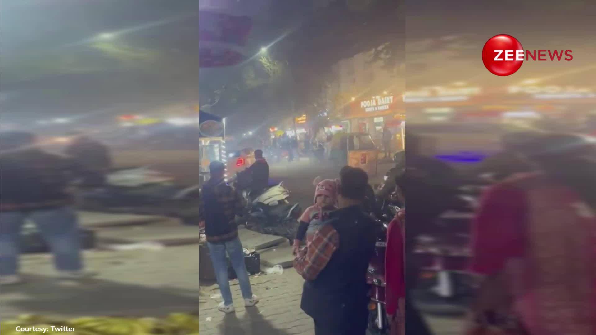 VIRAL VIDEO : Daredevil Stunts Cause Stir in Greater Noida Market ...