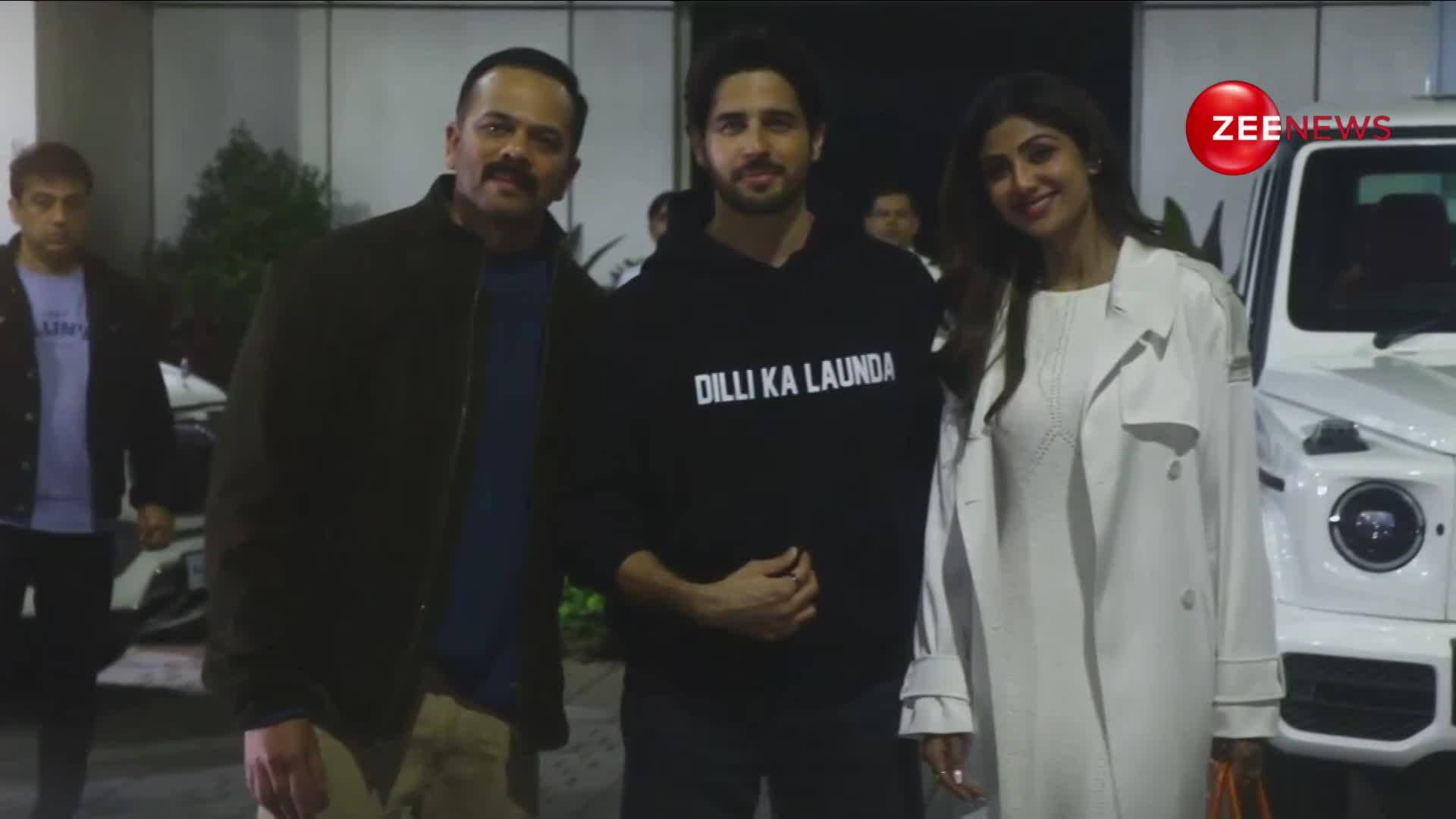 Indian Police Force Team Rohit Shetty, Shilpa Shetty, and Sidharth ...