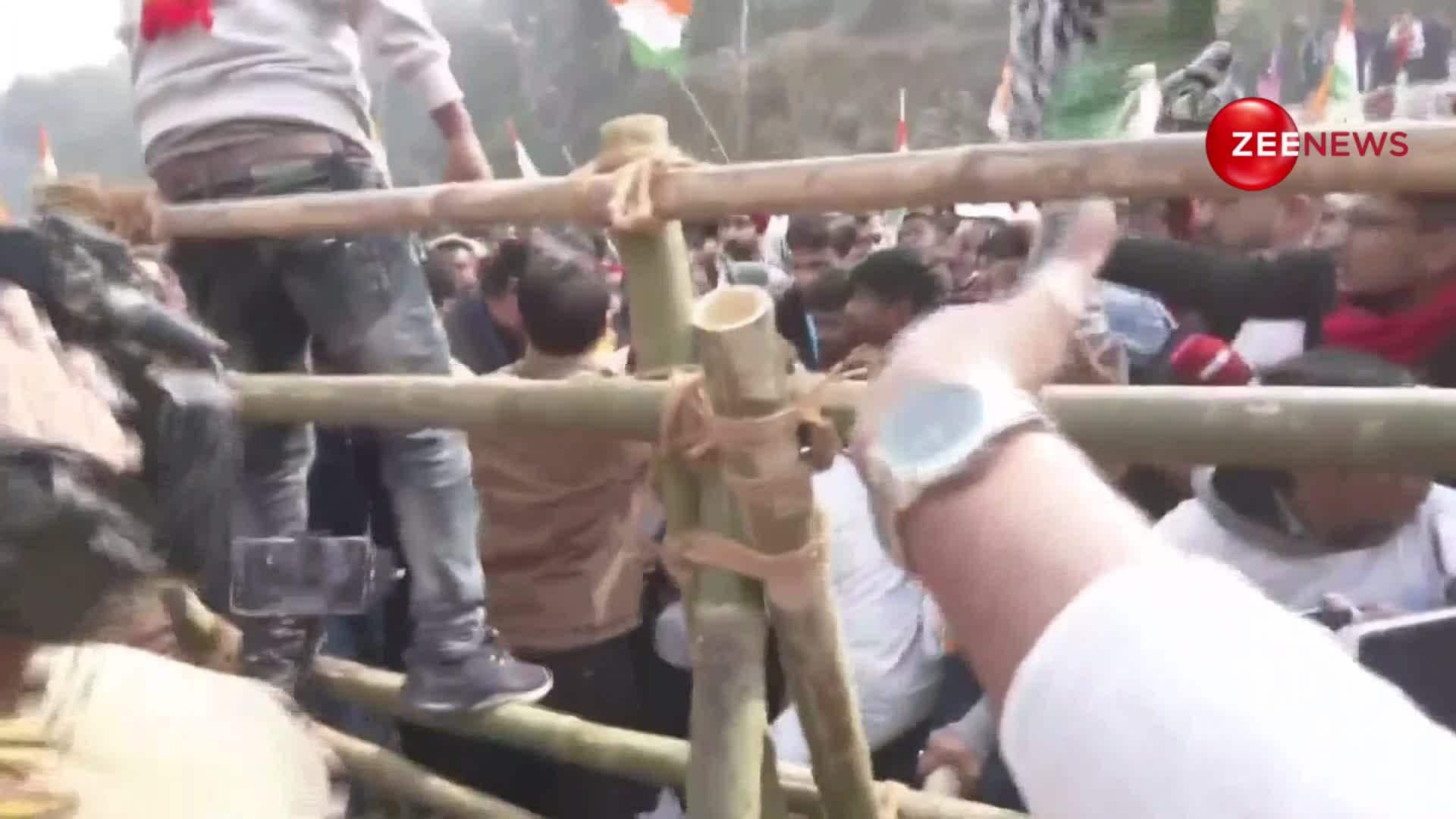 Clash Erupts During Congress' Bharat Jodo Nyay Yatra in Guwahati, Assam | Zee News