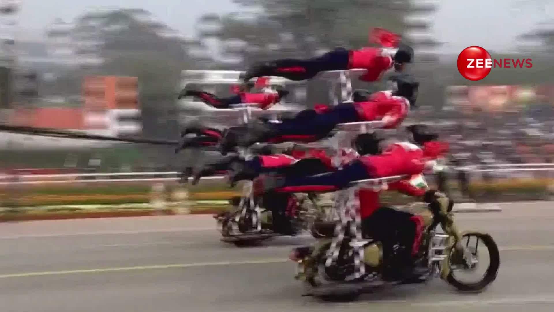 Spectacular Motorcycle Display Thrills Audience at Republic Day 2024 ...