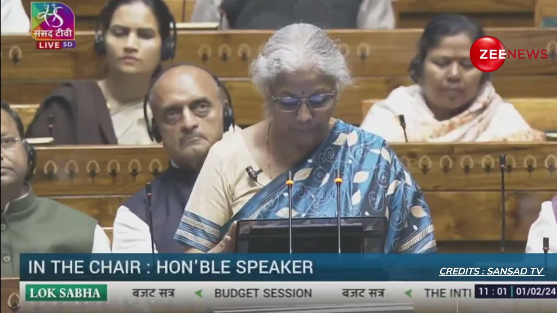 Union Interim Budget 2024-25: Finance Minister Nirmala Sitharaman ...