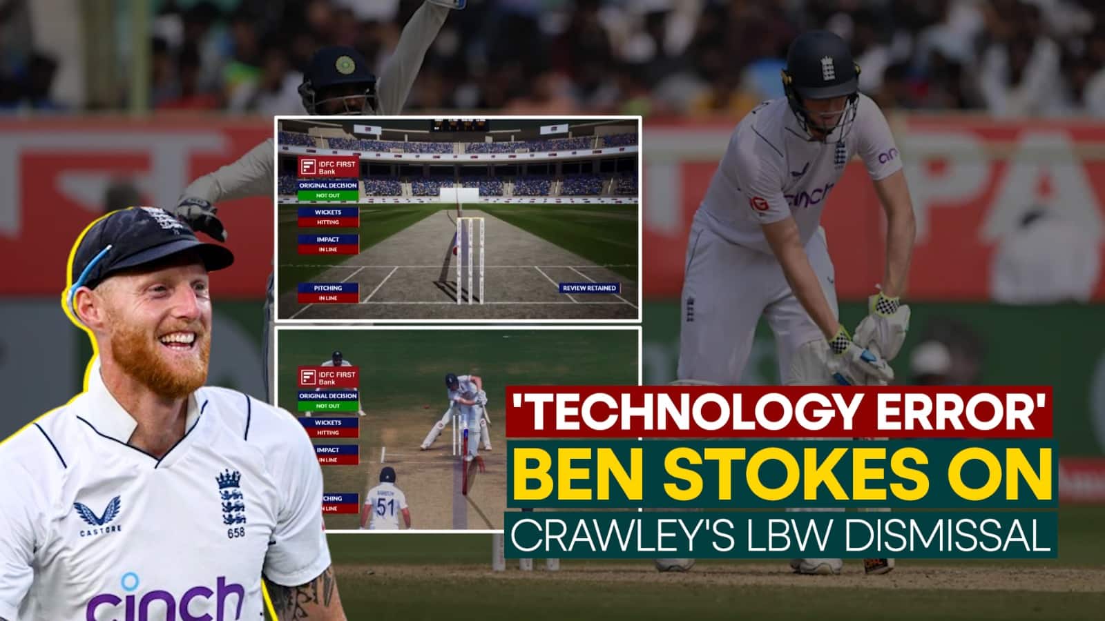 IND Vs ENG 2nd Test | "Technology Got It Wrong" Ben Stokes On Zak ...