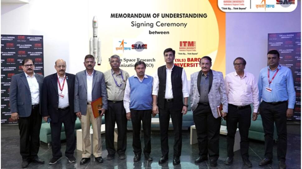 ISRO Signs MoU With ITM SLS Baroda University For Space Science ...