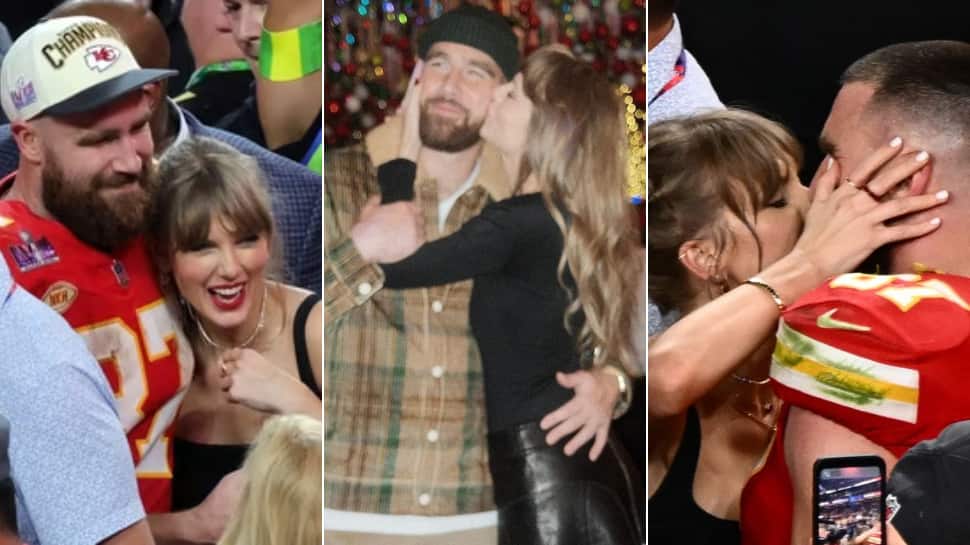 Taylor Swift Kisses Boyfriend Travis Kelce Post Super Bowl Win: Know ...