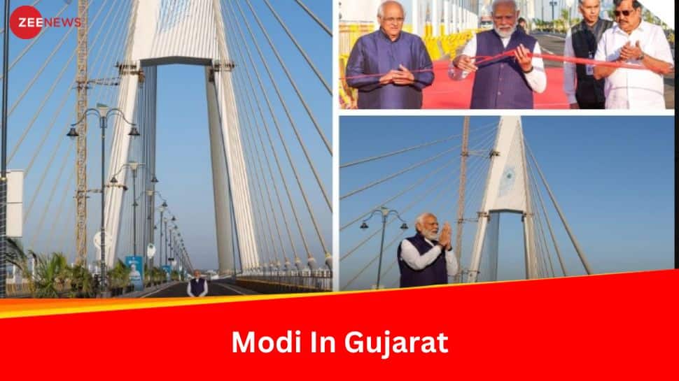 PM Modi Dedicates To India Its Longest Cable-Stayed Bridge Sudarshan ...