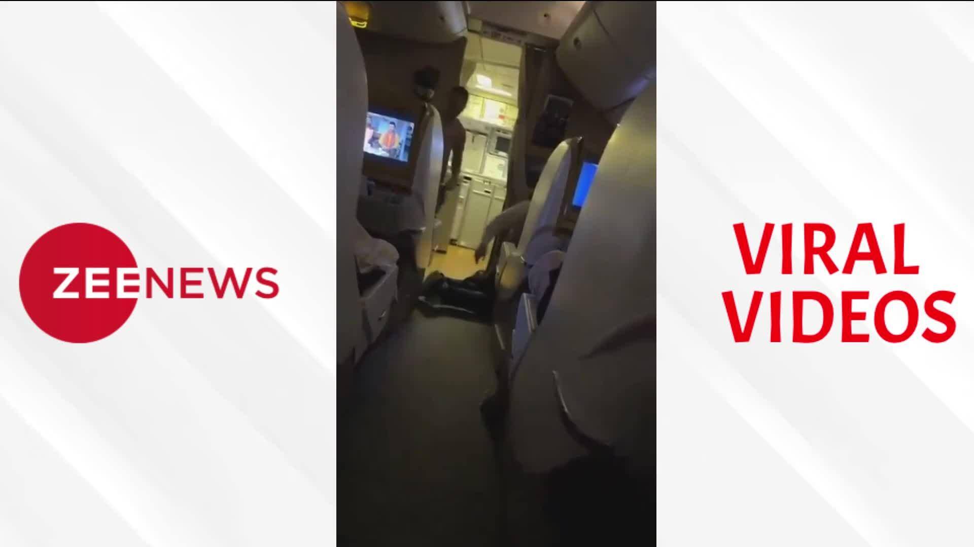 VIRAL VIDEO: Emirates Cabin Crew Swiftly Responds To Disturbance As ...