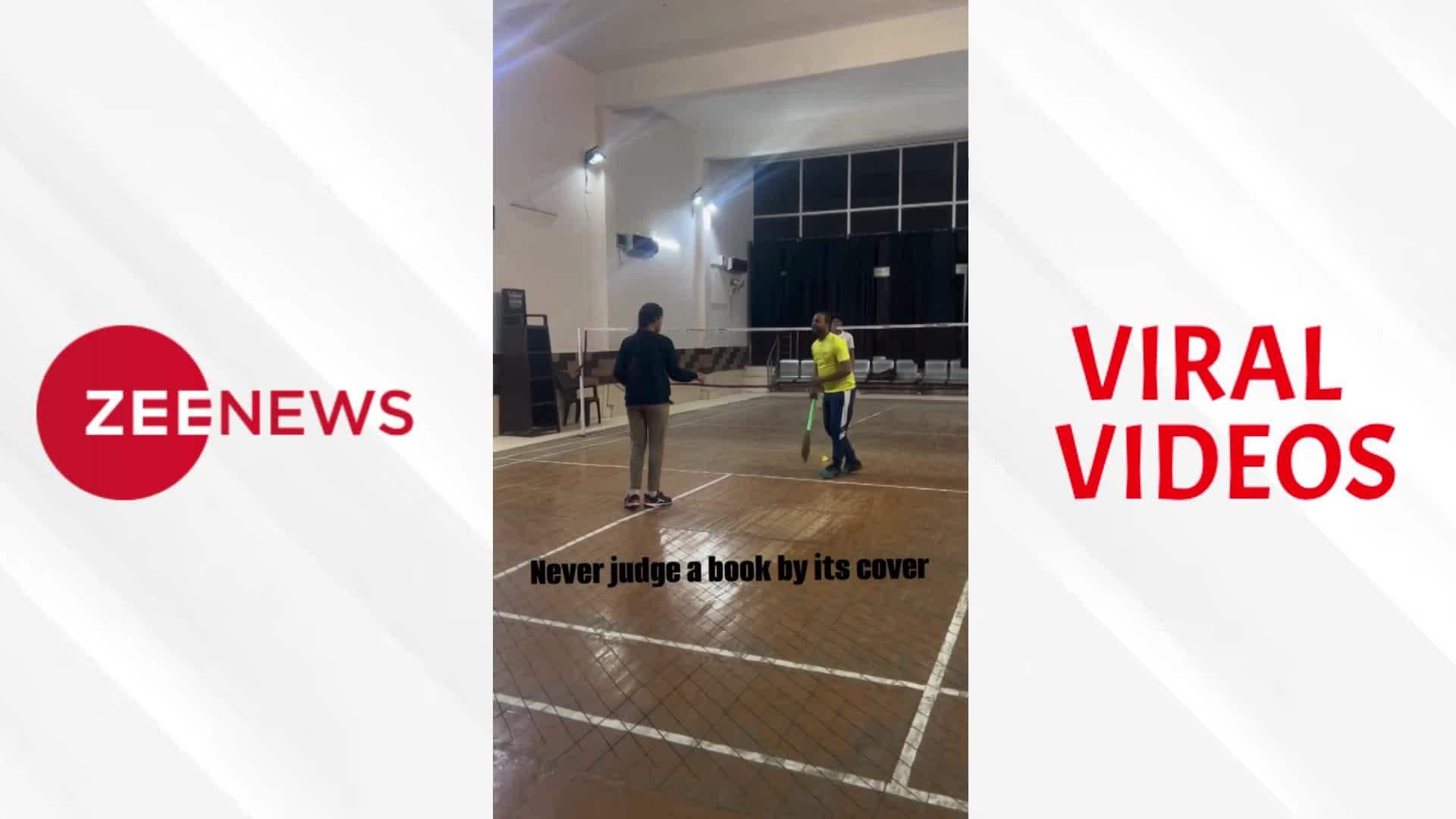 VIRAL VIDEO: Man's Hilarious Badminton Game with Jharu Takes Social ...