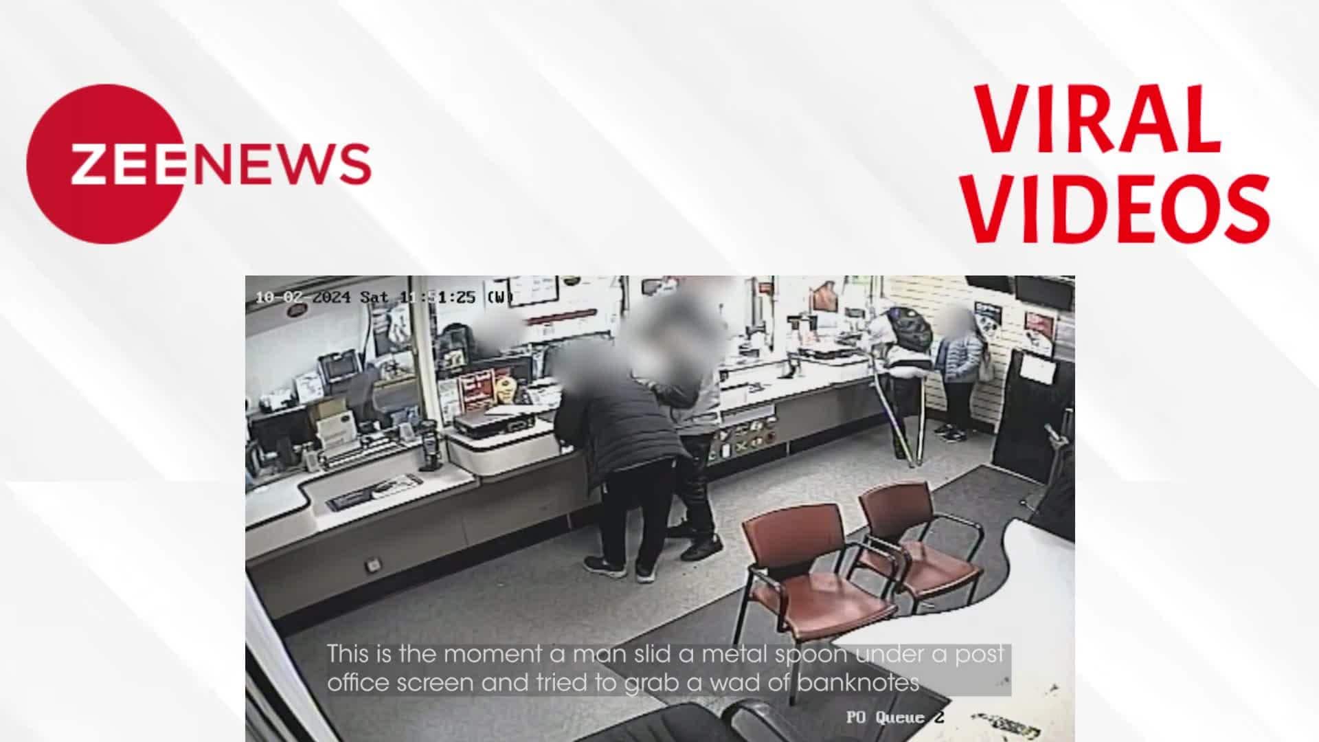 VIRAL VIDEO: Attempted Post Office Robbery Caught on Camera, Culprit ...