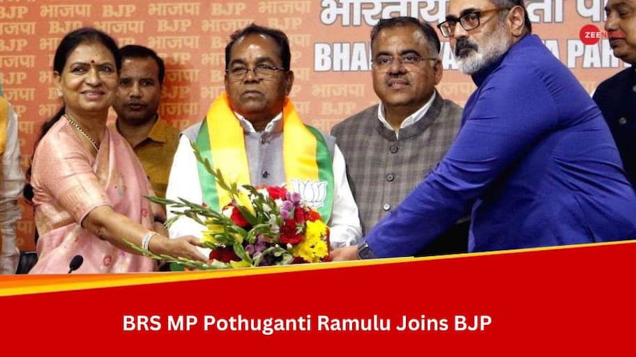 In Big Blow To BRS, Nagarkurnool MP Pothuganti Ramulu Joins BJP Ahead ...