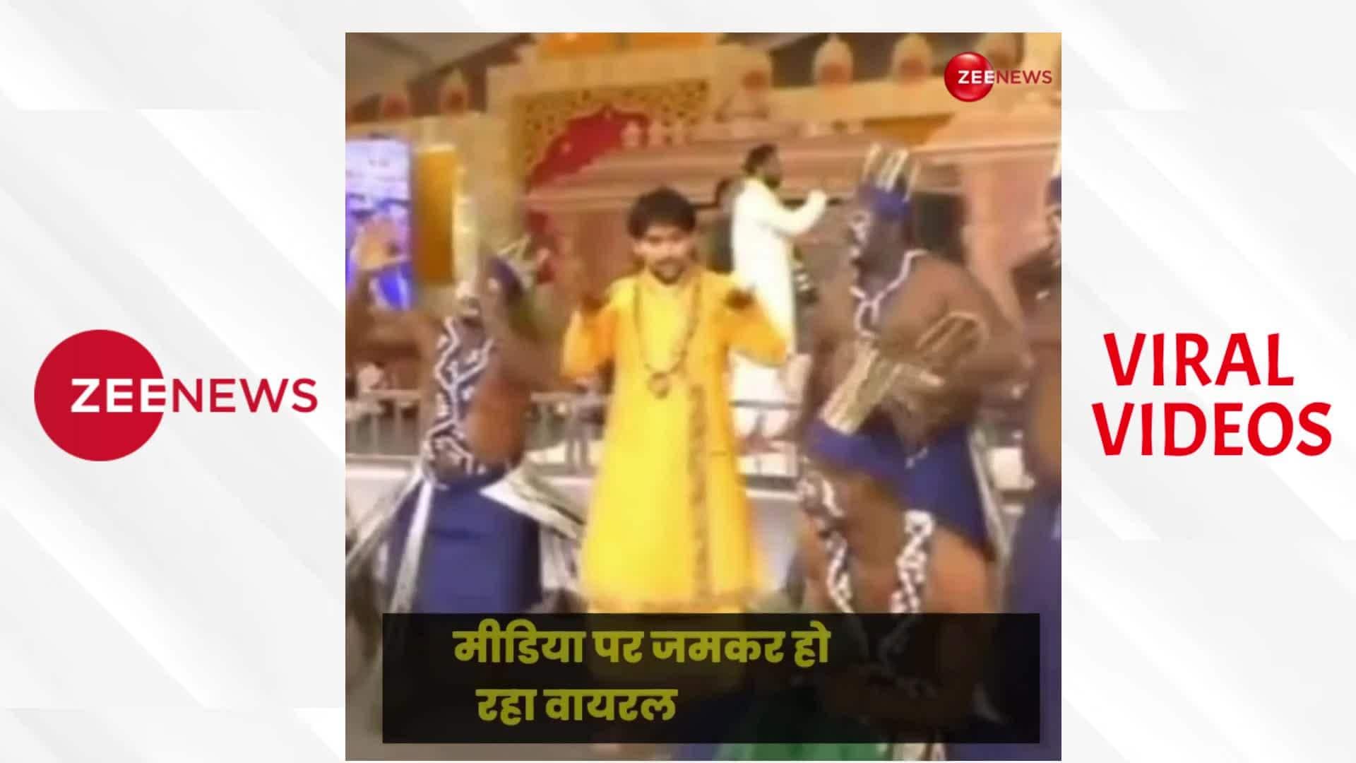 Baba Bageshwar Gracefully Dances To The Rhythm Of 'Radhe Radhe' In ...