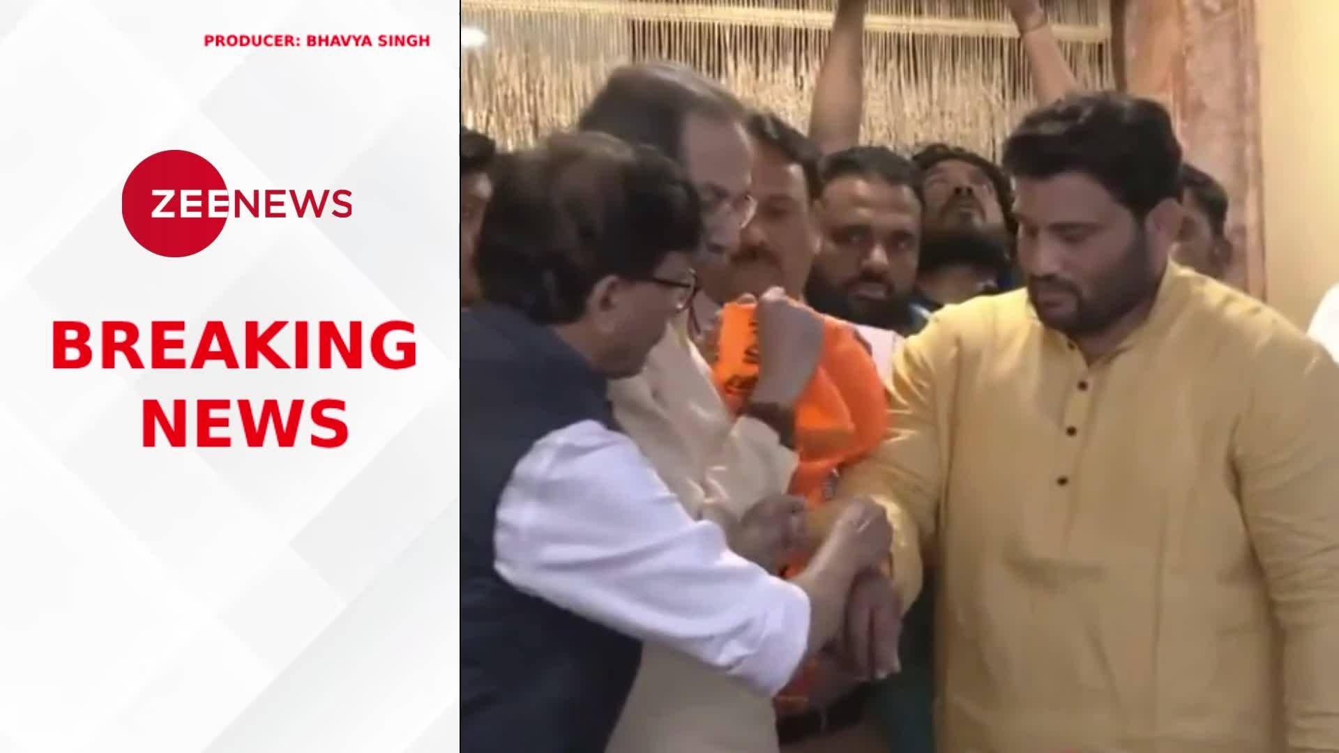 Watch: Maharashtra Kesari Chandrahar Patil Joins Shiv Sena In The ...
