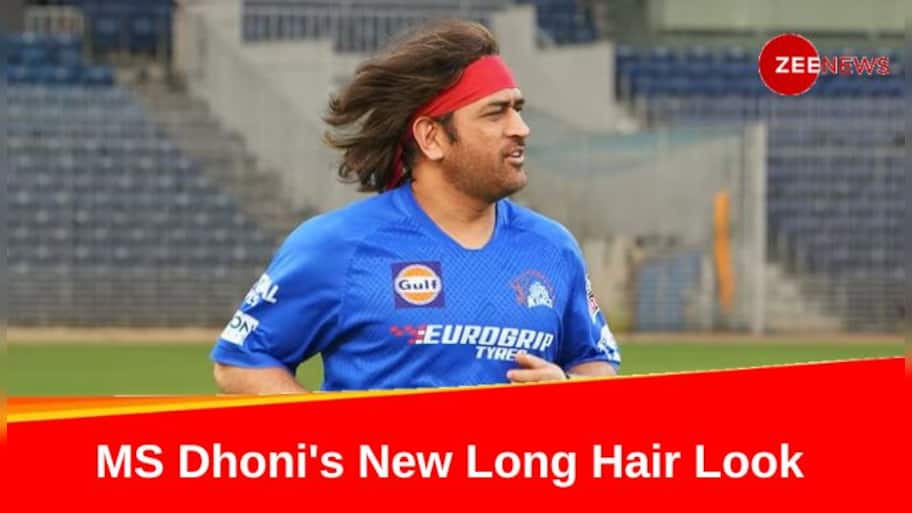 MS Dhoni's New Long Hair Look With Bandana Goes Viral Ahead Of IPL 2024 ...