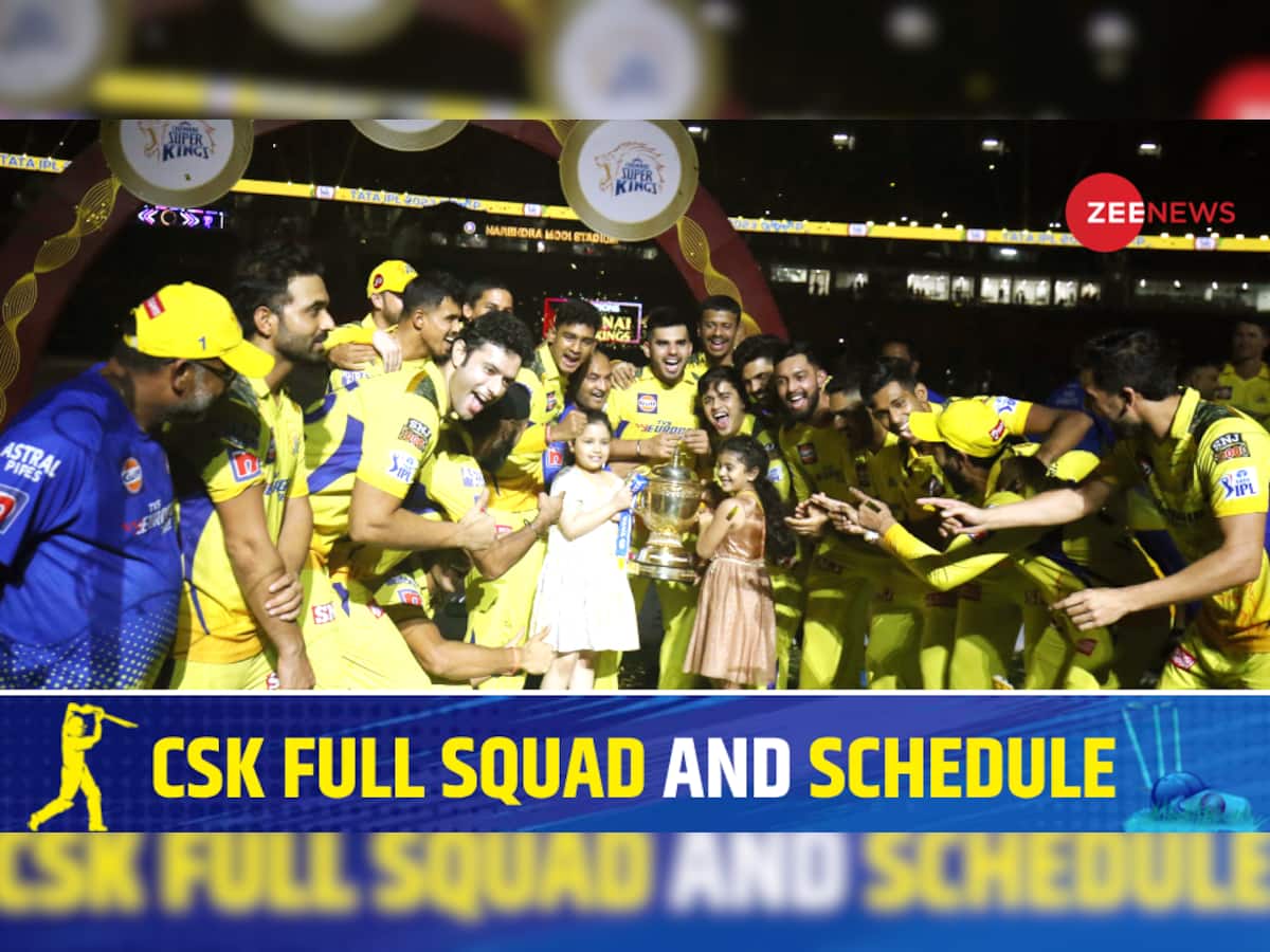 Team CSK Full List Of Players IPL 2024: Check Chennai Super Kings Full ...