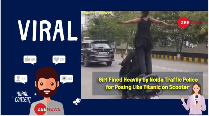 Noida Viral Video: Girl Fined Heavily By Noida Traffic Police For ... Noida Viral Video: Girl Fined Heavily By Noida Traffic Police For ...