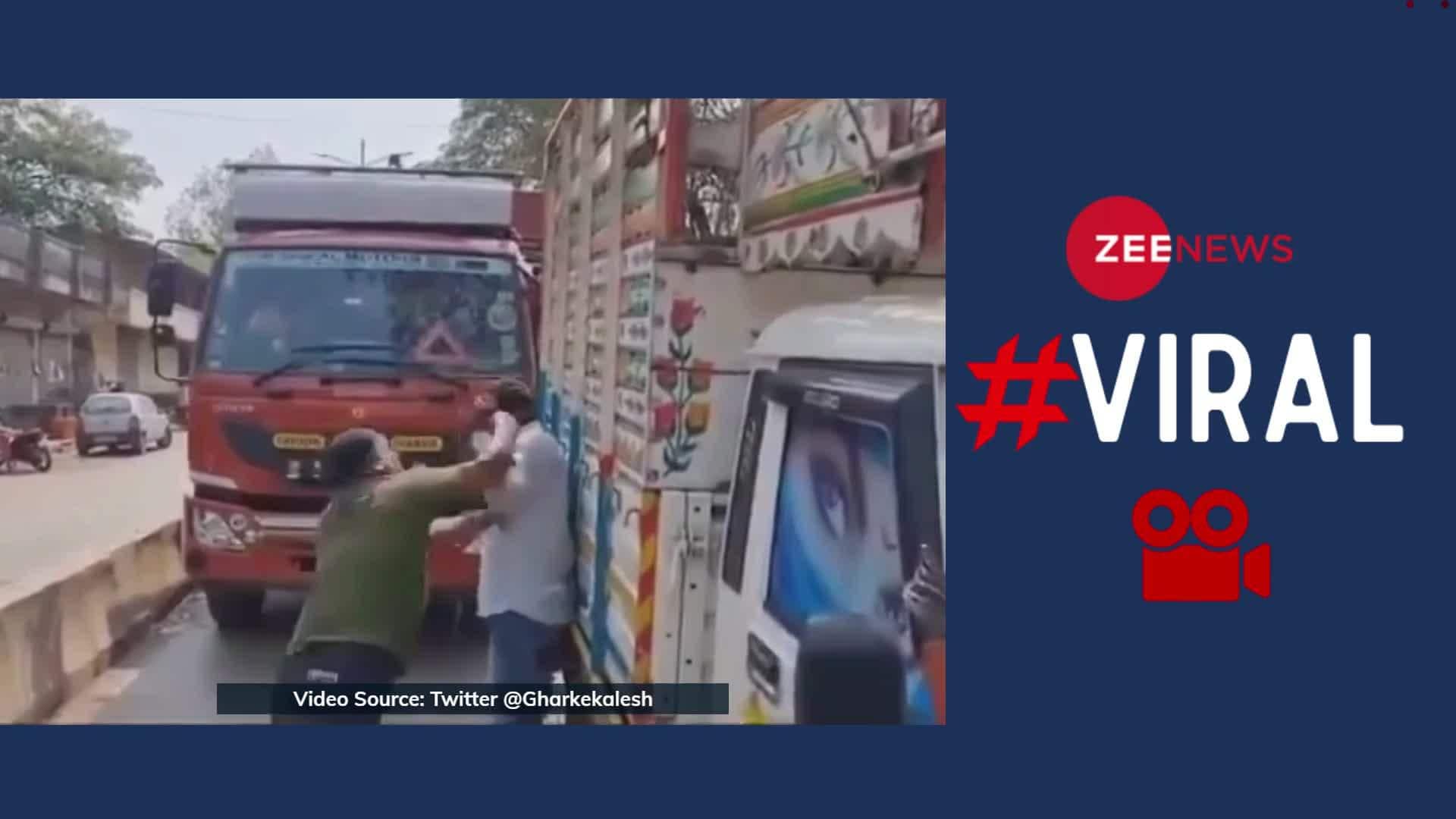 Viral Video: Road Rage Escalates To Punching Fight Between Men And ...