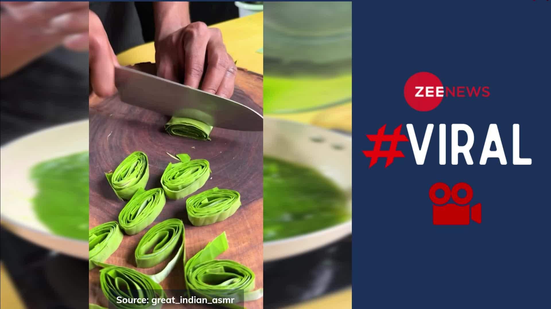 Viral Video: Food Vlogger's 'Banana Leaf Halwa' Gets Hilarious Reaction ...