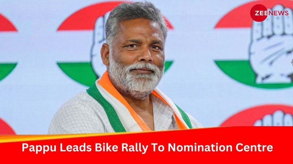 Pappu Leads Bike Rally To Nomination Centre, Defies INDIA Bloc To Run ...