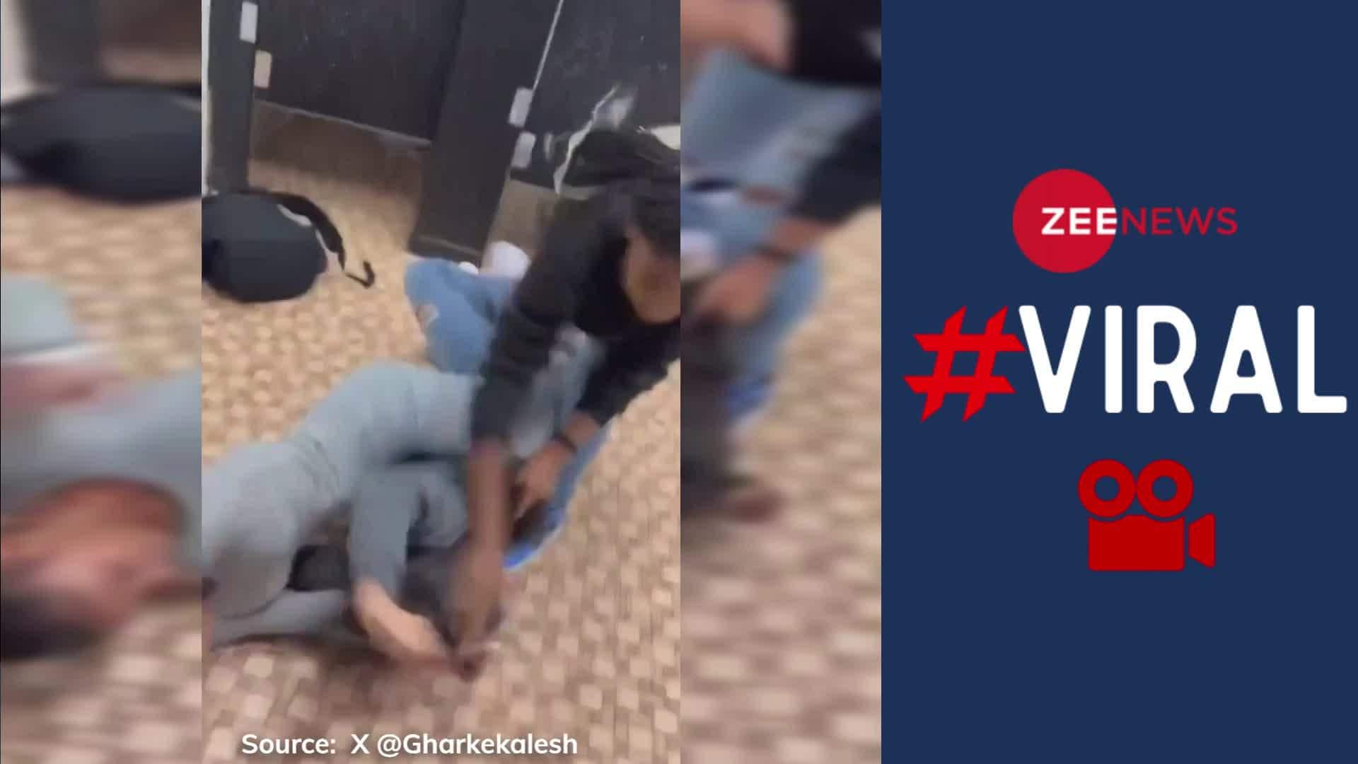 Video Of Girls Fighting In Washroom, Goes Viral | Zee News