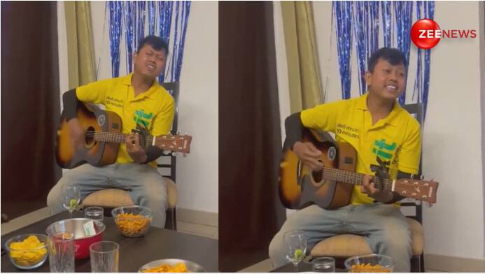 Blinkit Delivery Boy Singing At Customer's House - Watch Viral Video ...
