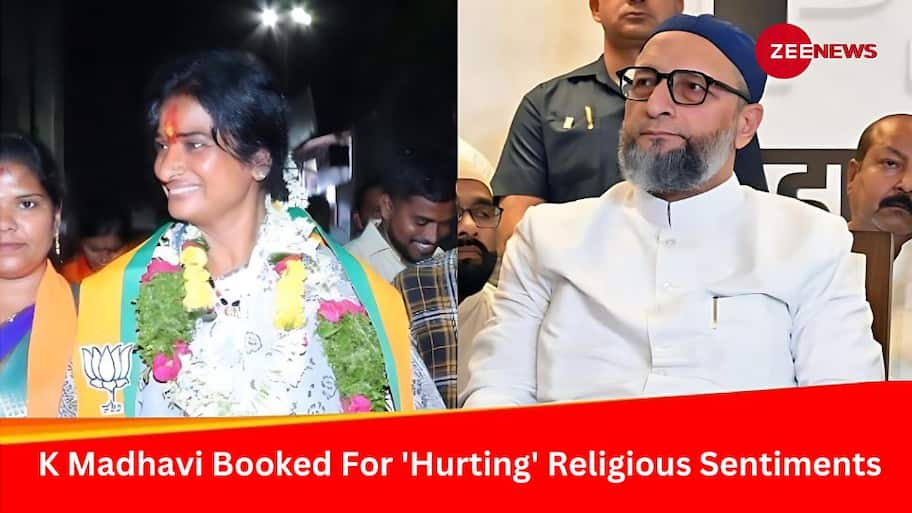 FIR Lodged Against BJP's Hyderabad Candidate K Madhavi For 'Hurting ...