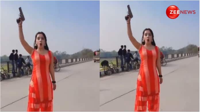 Lucknow Viral Video: Woman Dances Holding Gun To Haryanvi Song, Halting ...