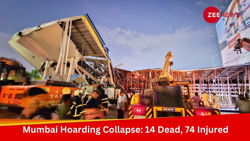 Mumbai Hoarding Collapse: 14 Dead, 74 Injured In Ghatkopar, Billboard ...