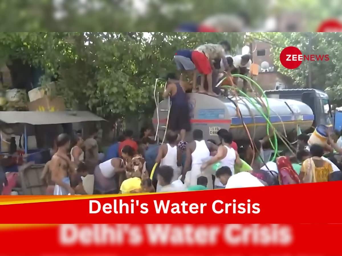 Watch: Amid Record Heat, Delhis Water Crisis Worsens; Residents Fight ...