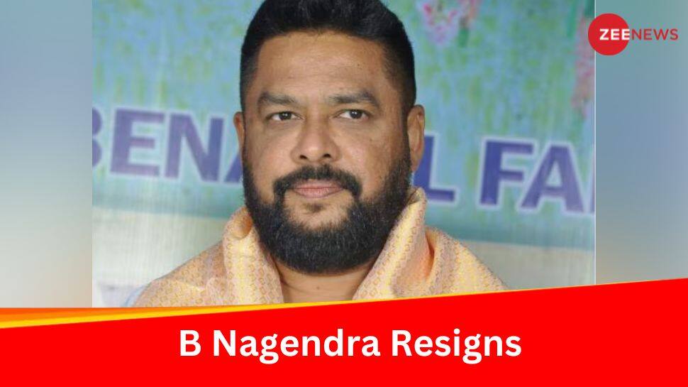 Money Laundering Case: Karnataka Minister B Nagendra Resigns | India ...