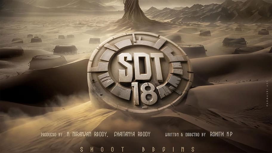 #SDT18 First Look Poster: South Superstar Sai Dharam Tej Makes Pan ...
