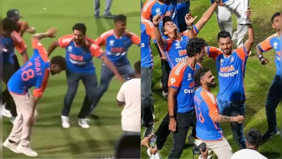 Virat Kohli, Rohit Sharma's Infectious Dance Sparks Team India's Joyous ...