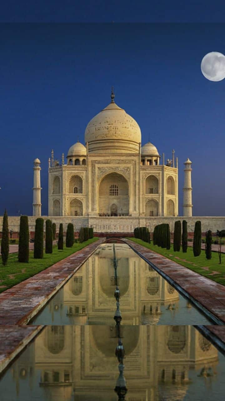 Taj Mahal Night View Hd Wallpaper - Infoupdate.org