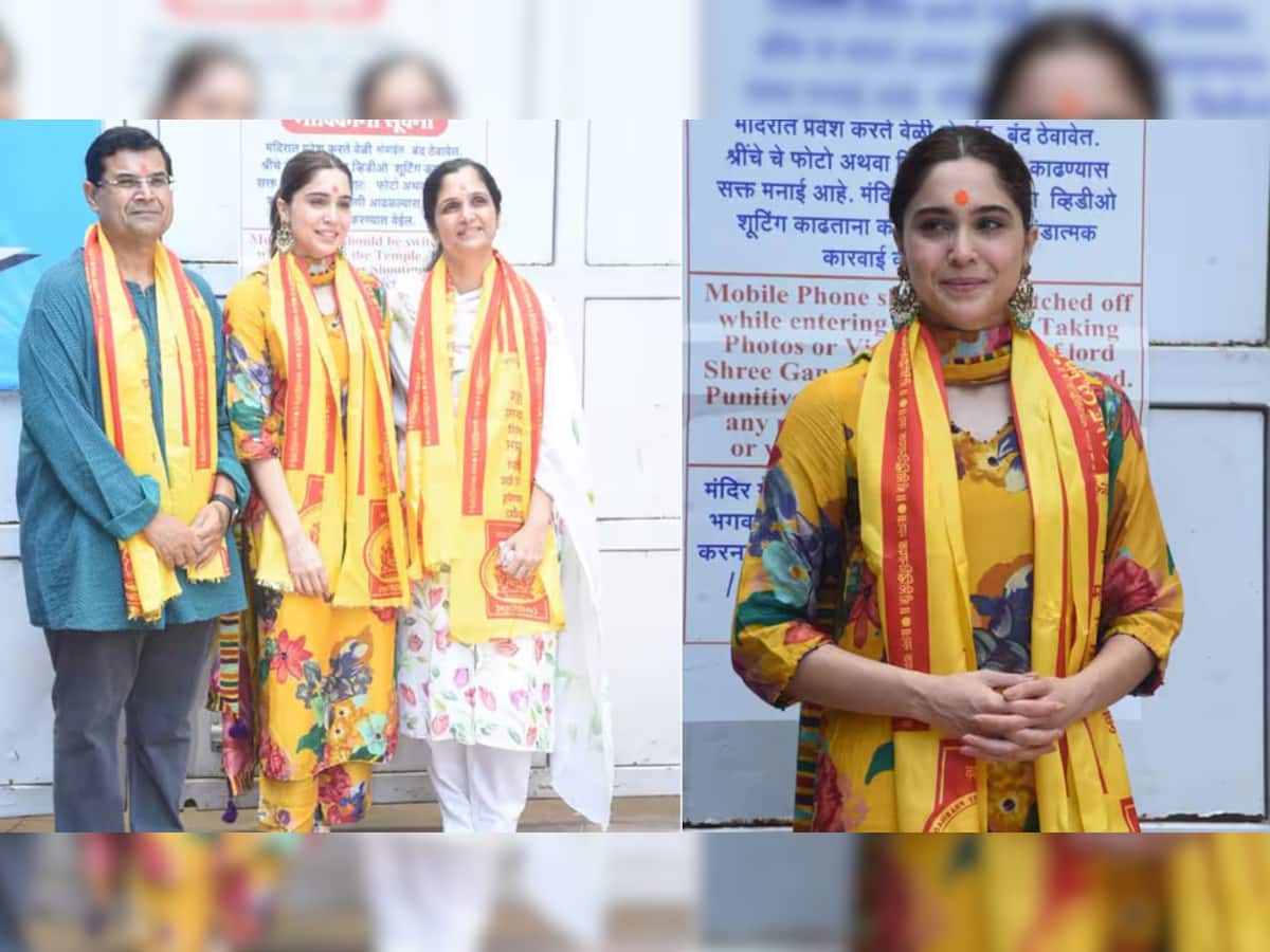 Sharvari Wagh Visits Siddhivinayak Temple Ahead Of Vedaa Release, Seeks ...
