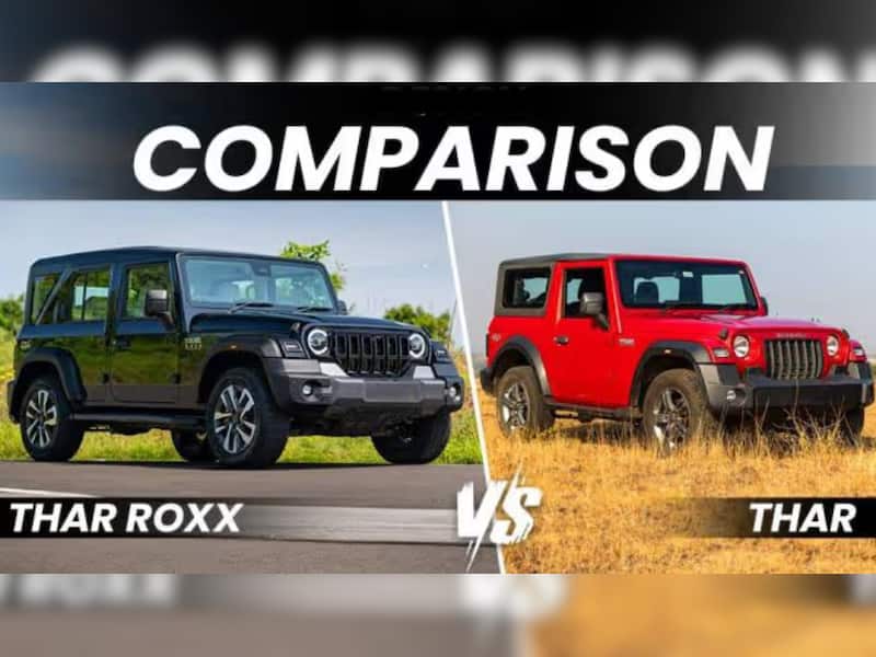 Should You Buy Mahindra Thar Roxx Or Thar 3-Door? Which Makes Sense - 5 ...
