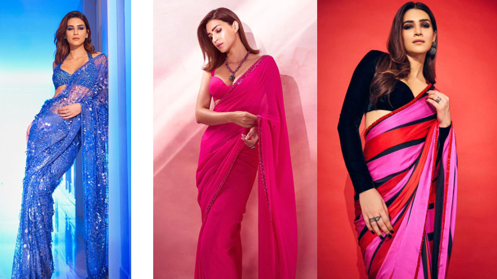 Kriti Sanon's Desi Looks In Stunning Sarees And Indian Wear Are Worth A ...