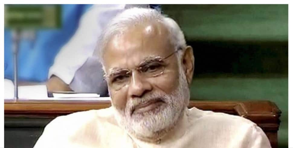 PM Modi Kisses Newest Member 'Deepjyoti' At Prime Minister's Residence ...