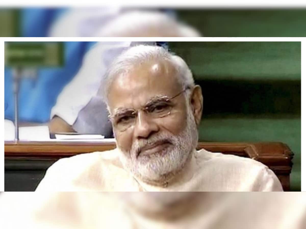 PM Modi Kisses Newest Member Deepjyoti At Prime Ministers Residence 7 ...