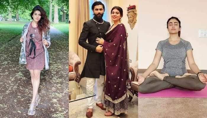 How Ravindra Jadeja Fell In Love With Wife Rivaba Solanki - In Pics ...