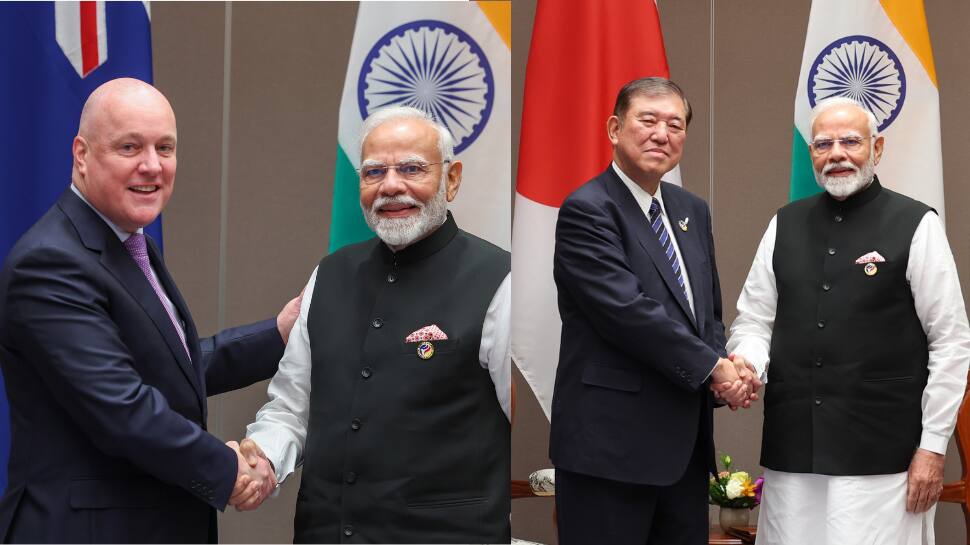 PM Modi Meets Japanese, New Zealand Counterparts At ASEAN-India Summit ...