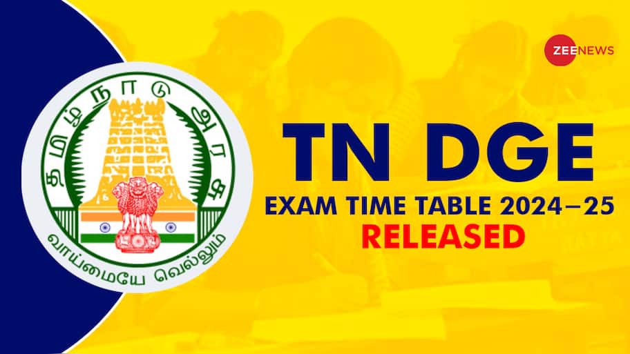 TN Exam Time Table 2024-25: Tamilnadu DGE SSLC, Class 11, 12 Exam ...