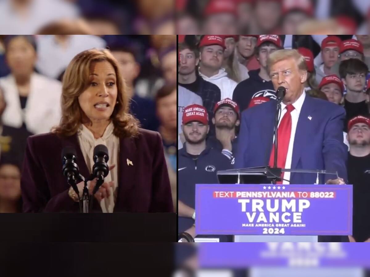 US Presidential Election 2024: Trump And Harris Present Dueling Visions ...