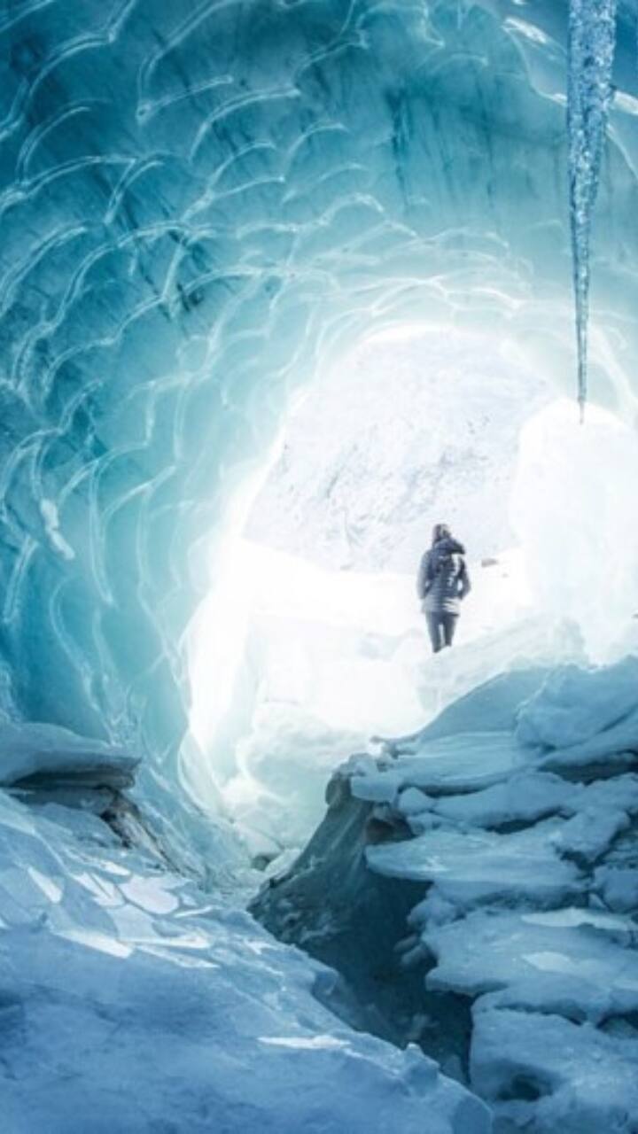 Ice Caves Around The World Austria Icicle In The Ice Cave In Werfen,