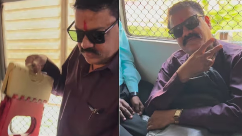 Mumbai Local Passenger's Stool 'Jugaad' For Seat In Crowded Train Goes ...