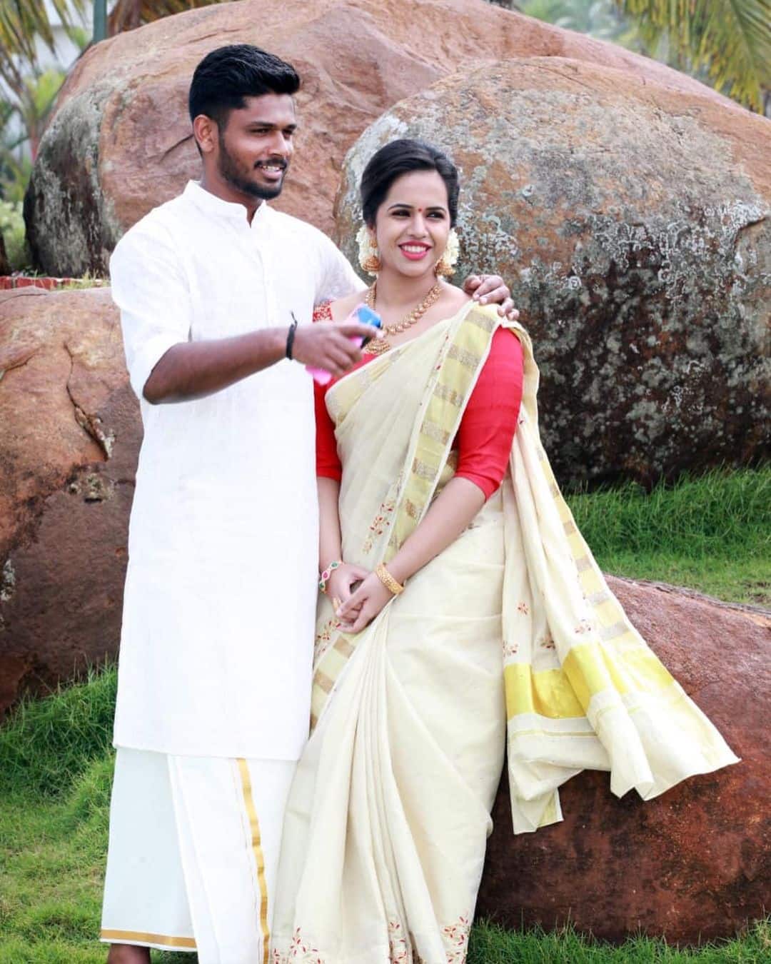 Happy Birthday Sanju Samson: All About His Filmy Love Story With Wife ...
