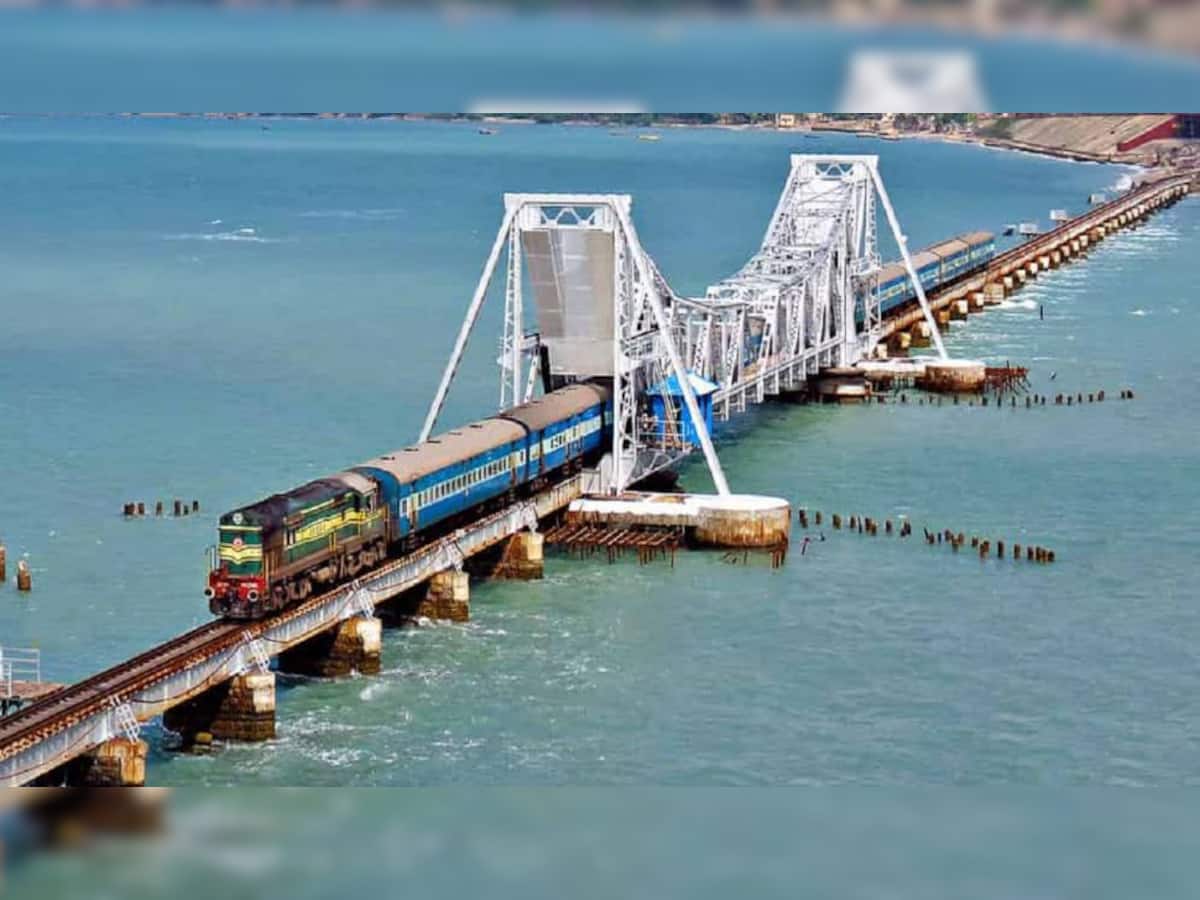 In Pics: Most Dangerous Railway Bridge That Connects Mandapam To Rameswaram