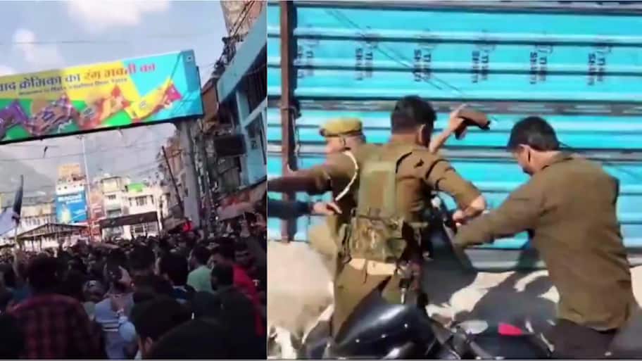 Katra On Boil: Stone Pelting, Clashes Erupt Over Proposed Ropeway ...